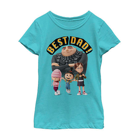 Click here for Little & Big Kid Girls Crew Neck Short Sleeve Regu... prices