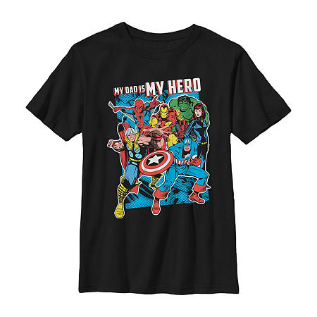 Click here for Little & Big Kid Boys Crew Neck Short Sleeve Regul... prices