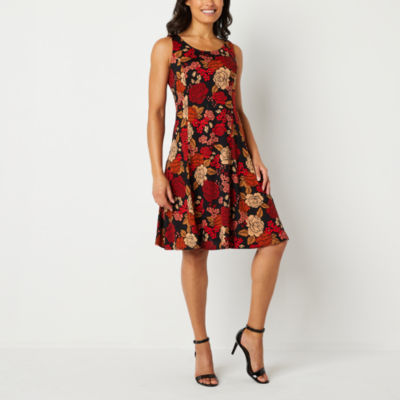 Perceptions Womens Jacket Dress, Color: Blackrust - JCPenney