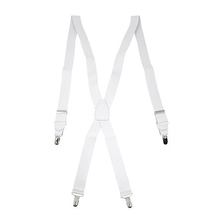 Click here for Status Drop Clip 1 1/4 Suspender  46  White prices