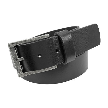 Click here for Florsheim Mens Albert Saddle Leather Belt - Black prices