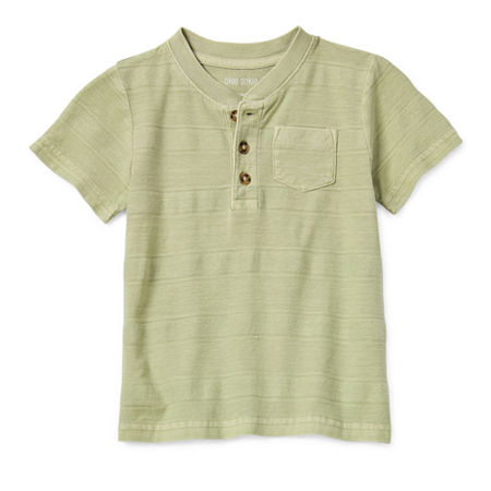 Click here for Okie Dokie Toddler & Little Boys Henley Neck Short... prices