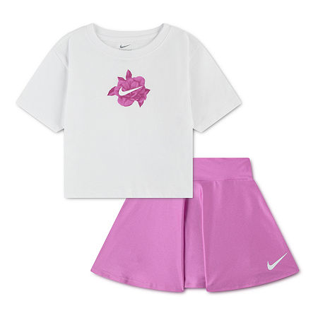 Click here for Nike Girls 4-6X Boxy Crewneck T-Shirt and Scooter... prices