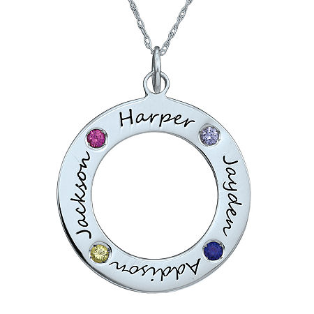 Click here for Personalized Simulated Birthstone Engraved Family... prices