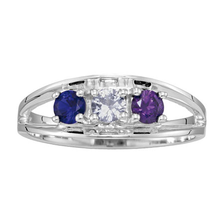 Click here for Personalized Sterling Silver Simulated Birthstone... prices