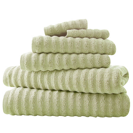 Modern Threads Wavy Luxury Spa Collection 6-Pc. Quick Dry Towel Set - Sage