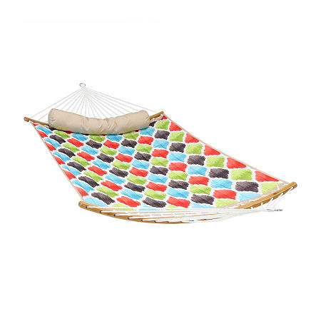 Click here for Heavy-Duty Quilted 2-Person Hammock with Curved Ba... prices