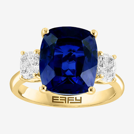 Click here for Effy Womens Lab Created Blue Sapphire & 1/5 CT. T.... prices