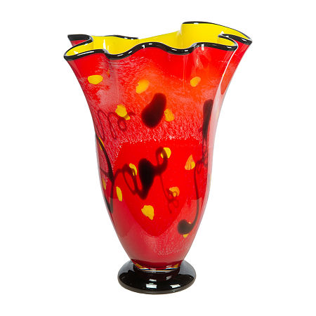 Click here for Dale Tiffany Burbank Art Glass Vase  One Size  Red prices