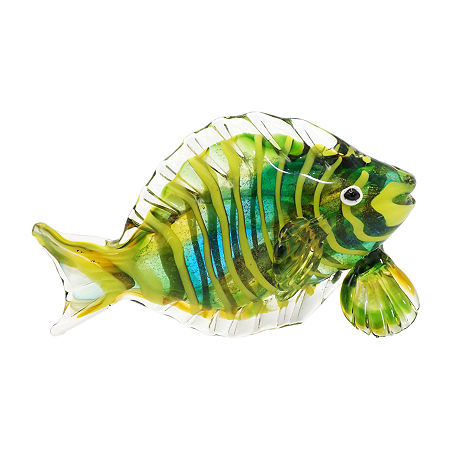 Click here for Dale Tiffany Varadero Art Glass Fish Figurine  One... prices