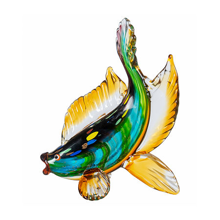 Click here for Dale Tiffany Bavaro Art Glass Fish Figurine  One S... prices