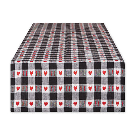 Click here for Design Imports Hearts Dobby Check Table Runner  14... prices