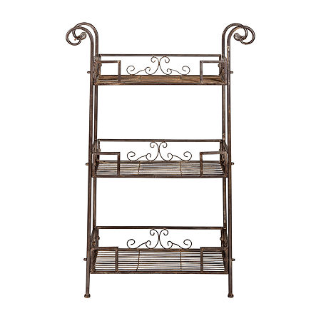 Click here for Pitmann Outdoor 3 Tier Shelf - Brown prices
