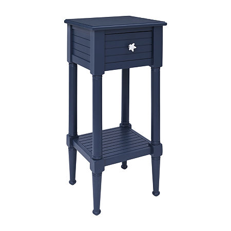 Click here for Shangri Storage 1-Drawer End Table  One Size  Blue prices