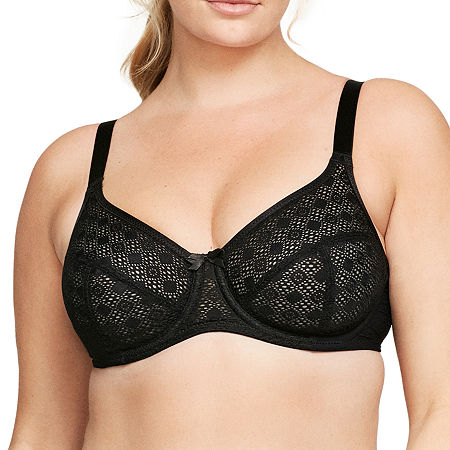 Click here for Glamorise Lace Comfort WonderWire Underwire Bra-98... prices