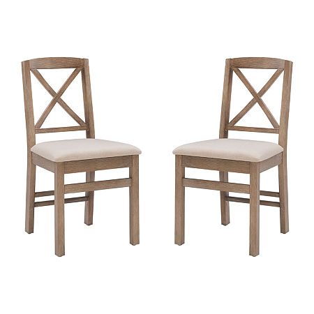 Click here for Tarlton 2-pc. Dining Chair  One Size  Brown prices