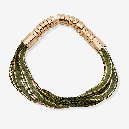 Click here for Worthington Gold Tone Womens Stretch Bracelet  One... prices