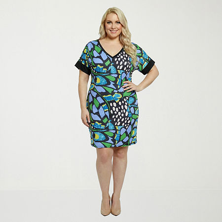 Click here for 24seven Comfort Apparel Plus Size Butterfly Knee L... prices