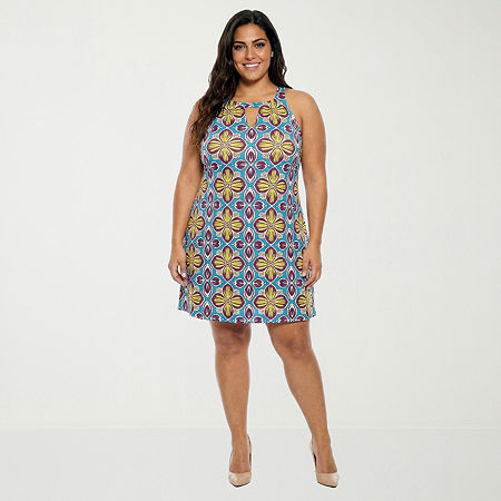 Click here for 24seven Comfort Apparel Plus Size Paisley Sleevele... prices