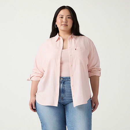 Click here for Levis Plus Size Long Sleeve Darlene Shirt - Riving... prices