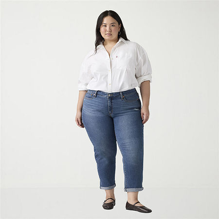 Click here for Levis Womens Plus Boyfriend Jean  16w  Red prices
