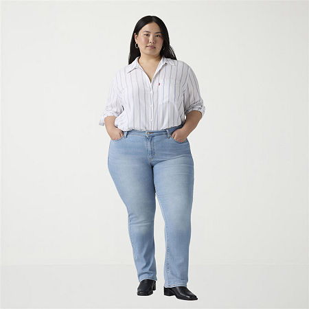 Click here for Levis Womens Plus Classic Straight Jean  20w  Whit... prices