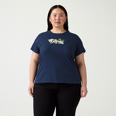 Click here for Levis Womens Plus Short Sleeve Perfect T-Shirt  2x... prices