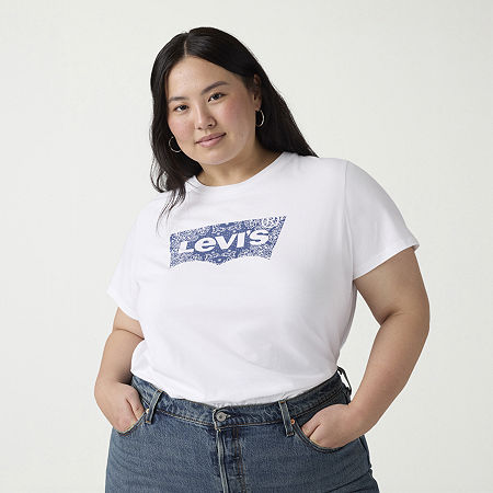 Click here for Levis Womens Plus Short Sleeve Perfect T-Shirt  3x... prices