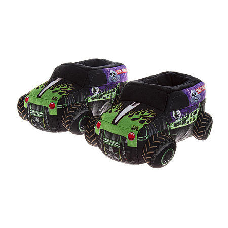 Click here for Monster Jam Toddler Grave Digger Plush Slippers (T... prices