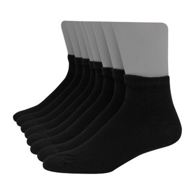 Hanes Ultimate 10 Pair Big and Tall Quarter Ankle Socks Mens - JCPenney