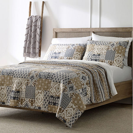 Click here for Blue Loom Raja 3-pc. Reversible Quilt Set  One Siz... prices