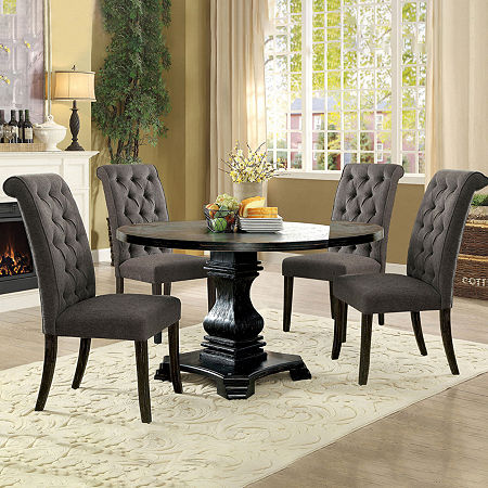 Click here for Tith 5-pc. Round Dining Set  One Size  Gray prices