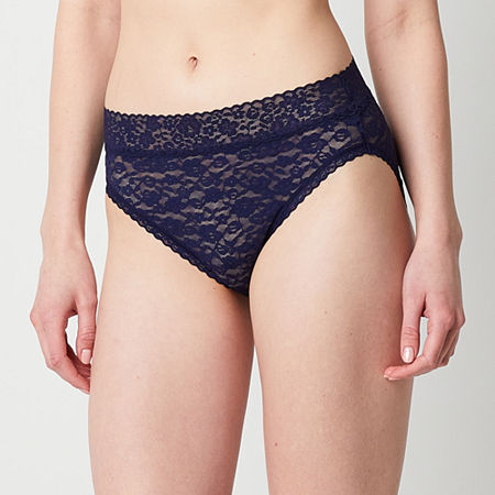 Click here for Ambrielle Everyday Lace High Cut Panty  Small  Blu... prices