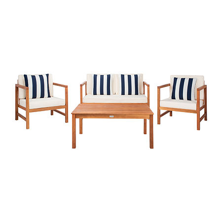 Click here for Montez 4 Pc Outdoor Set With Accent Pillows - Natu... prices