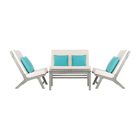Chaston 4Pc Outdoor Seating Set - White