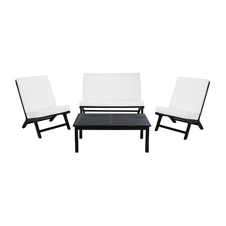 Click here for Chaston 4 Pc Outdoor Living Set - Black/beige prices