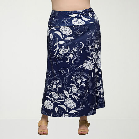 Click here for 24seven Comfort Apparel Plus Size Elastic Waist A-... prices