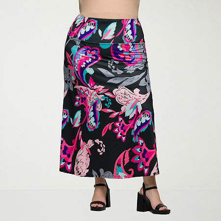 Click here for 24seven Comfort Apparel Plus Size Elastic Waist A-... prices