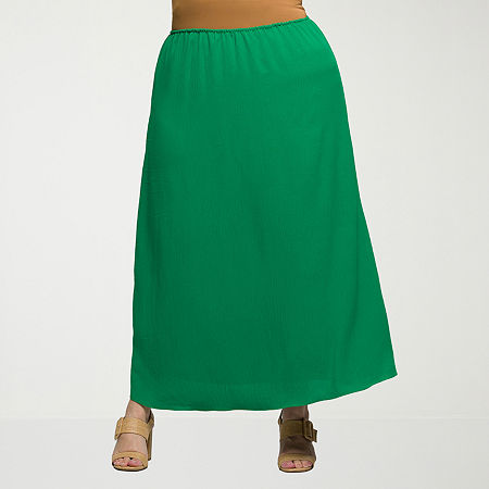 Click here for 24seven Comfort Apparel Plus Size Elastic Waist A-... prices