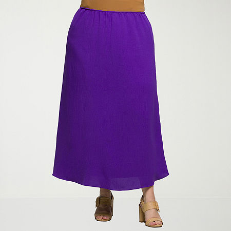 Click here for 24seven Comfort Apparel Plus Size Elastic Waist A-... prices