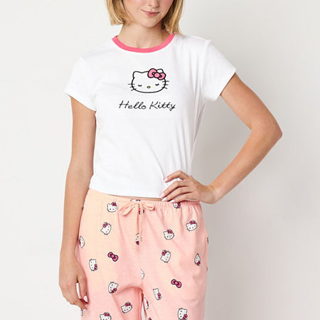 Click here for Pointelle Ringer Womens Crew Neck Short Sleeve Fit... prices