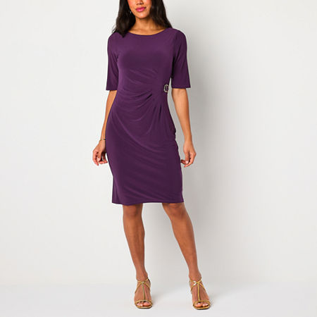 Click here for Jessica Howard Womens Elbow Sleeve Sheath Dress  1... prices