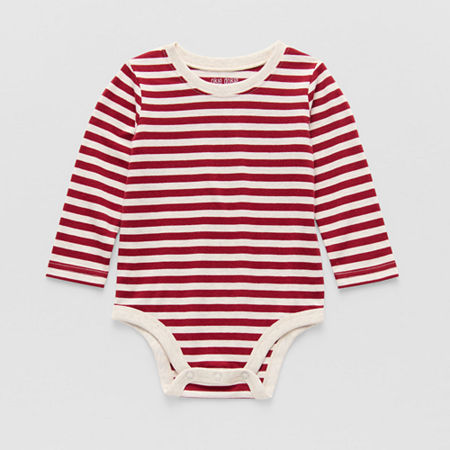 Click here for Okie Dokie Baby Boys Round Neck Long Sleeve Bodysu... prices