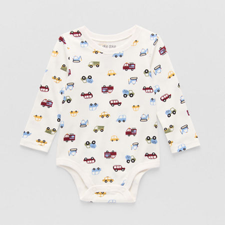 Click here for Okie Dokie Baby Boys Round Neck Long Sleeve Bodysu... prices