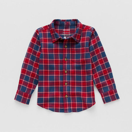 Click here for Okie Dokie Toddler & Little Boys Long Sleeve Regul... prices