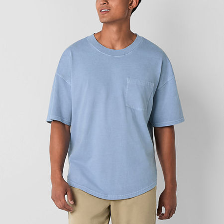 Click here for Arizona Mens Curved Hem Boxy Fit T-Shirt  Large  B... prices