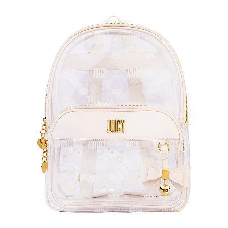Click here for JUICY BREEZE BABE CLEAR PVC BACKPACK  One Size  Wh... prices