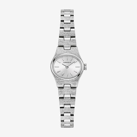 Click here for Caravelle Womens Vintage Silver-Tone Stainless Ste... prices