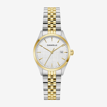 Click here for Caravelle Womens Classic Two-Tone Stainless Steel... prices