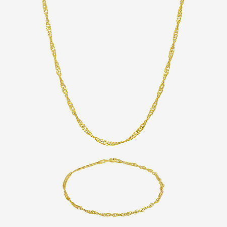 Click here for Made in Italy Womens 10K Gold 2-pc. Jewelry Set  O... prices